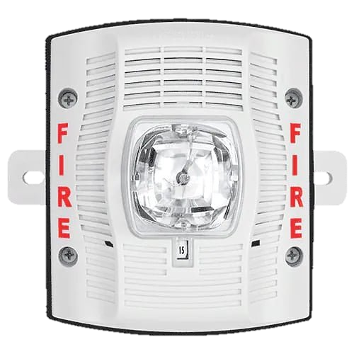 System Sensor SPSWK Wall Speaker Strobe White Outdoor - 1st Fire Alarm ...