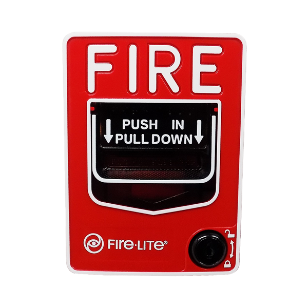 Fire-Lite BG-12L Dual Action Pull Station w/Key Lock - 1st Fire Alarm ...