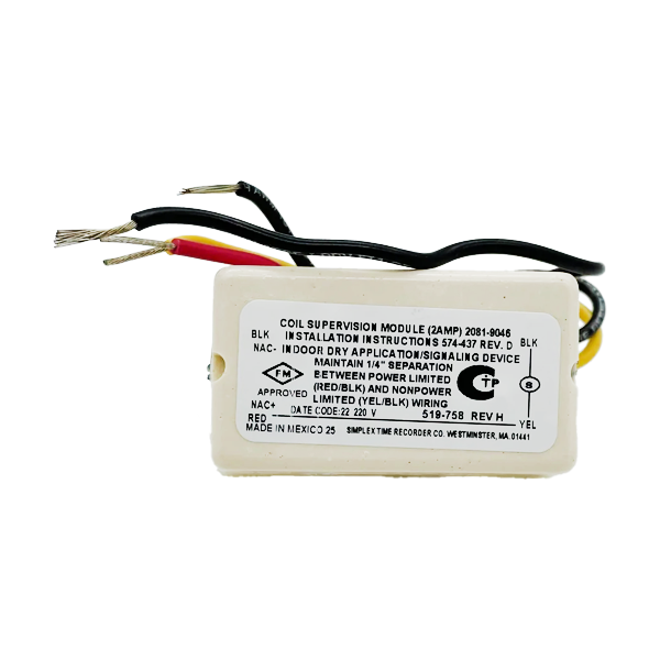 Simplex 2081-9046 Coil Supervision Module - 1st Fire Alarm Supplier